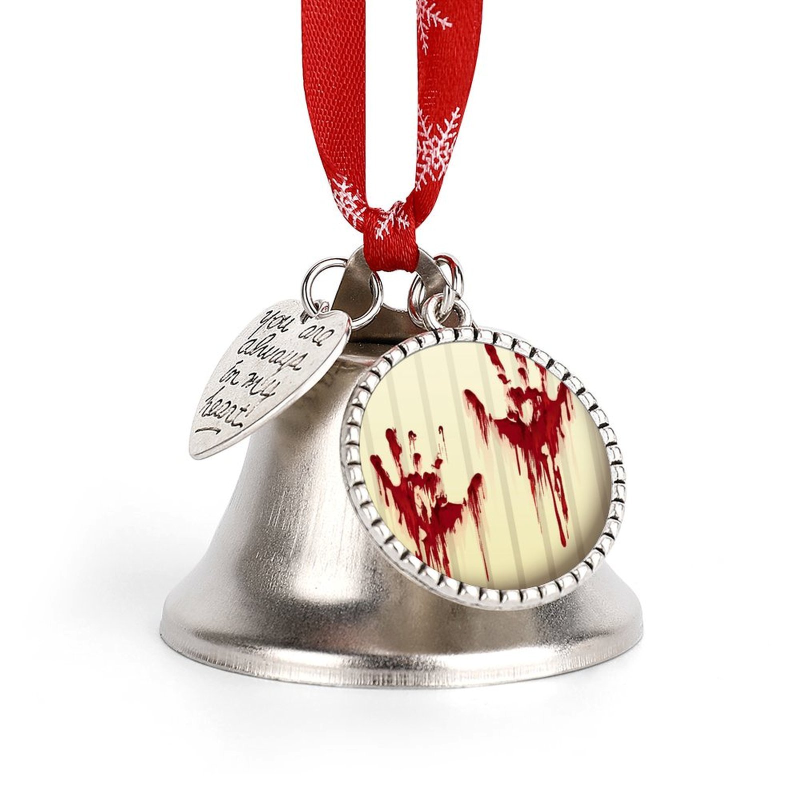 Love Bell Christmas Bells Decorations Hanging Xmas Decor Decorative for ...