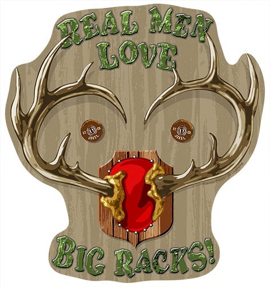 Love Big Racks Novelty Sign | Indoor/Outdoor | Funny Home Décor for ...