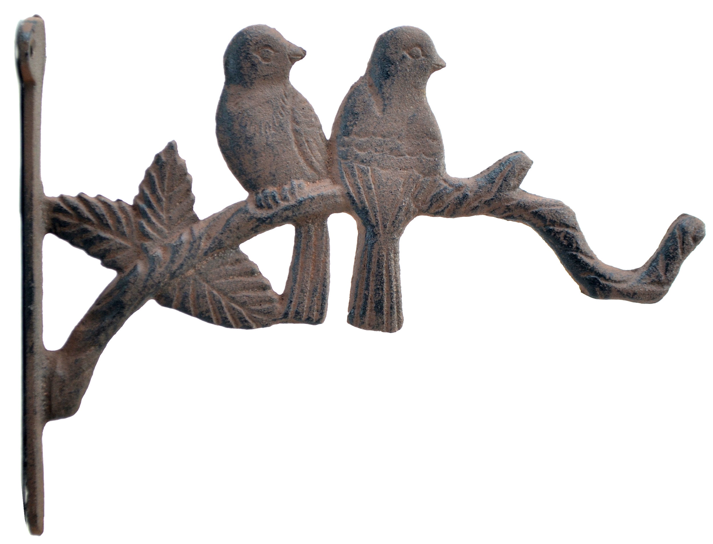 Love Birds Cast Iron Decorative Plant Hanger Hook 10" Deep by Flag ...