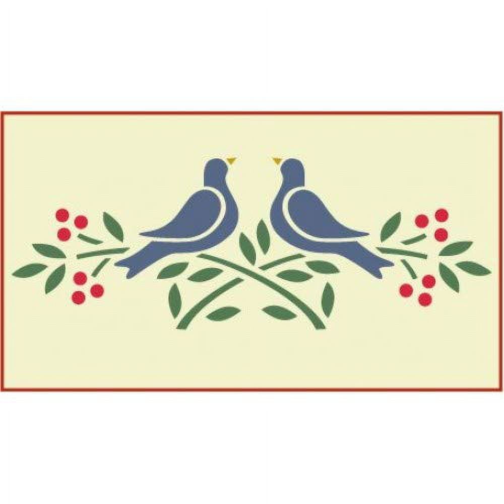 Love Birds Stencil - Colonial Folk Art DIY Signs Mylar Country - The ...