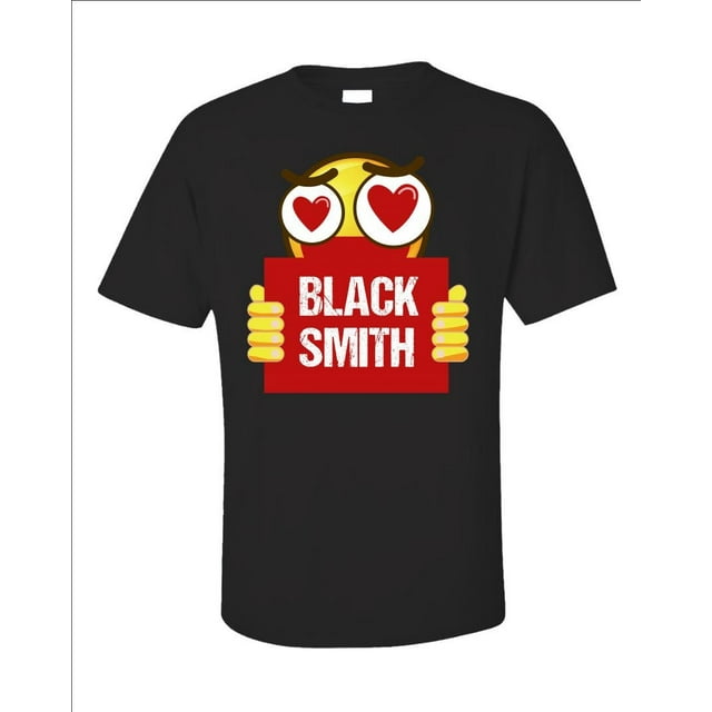 Love Blacksmith Emoji Shirt, Career Gift Tee, Funny Work Shirt ...