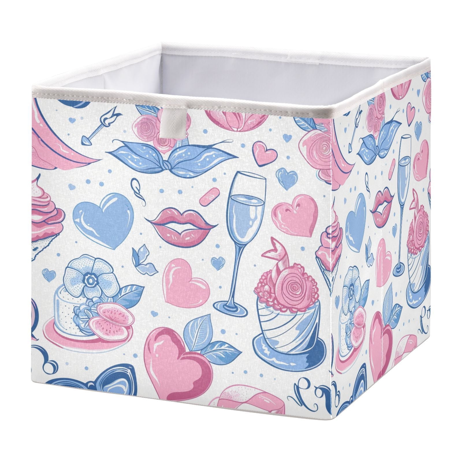 Love Blessing-1 Storage Box, Fabric Cube Storage Box, Collapsible ...