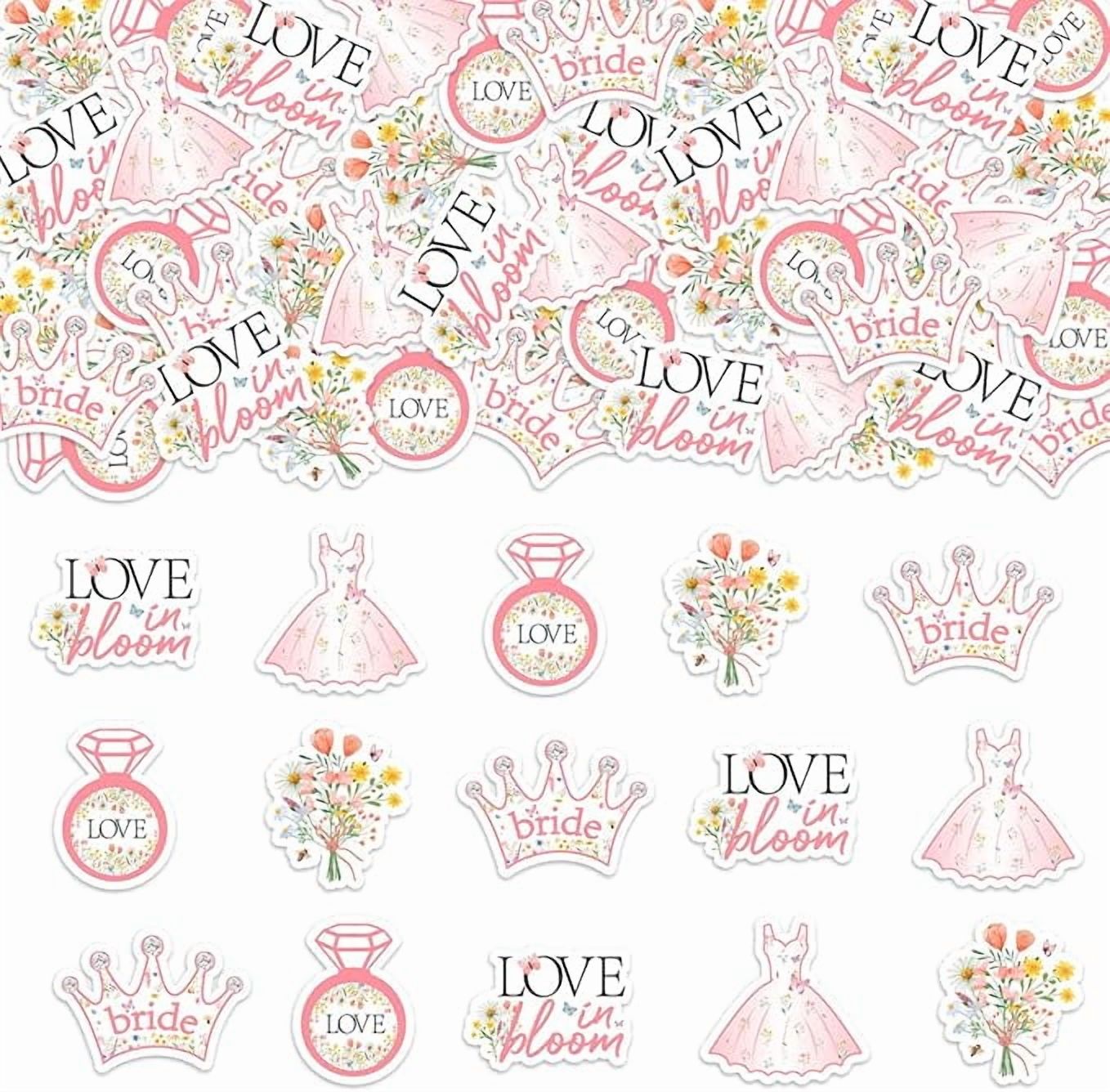 Love in Bloom Bridal Shower Decorations 200PCS Wildflower Bridal Shower ...