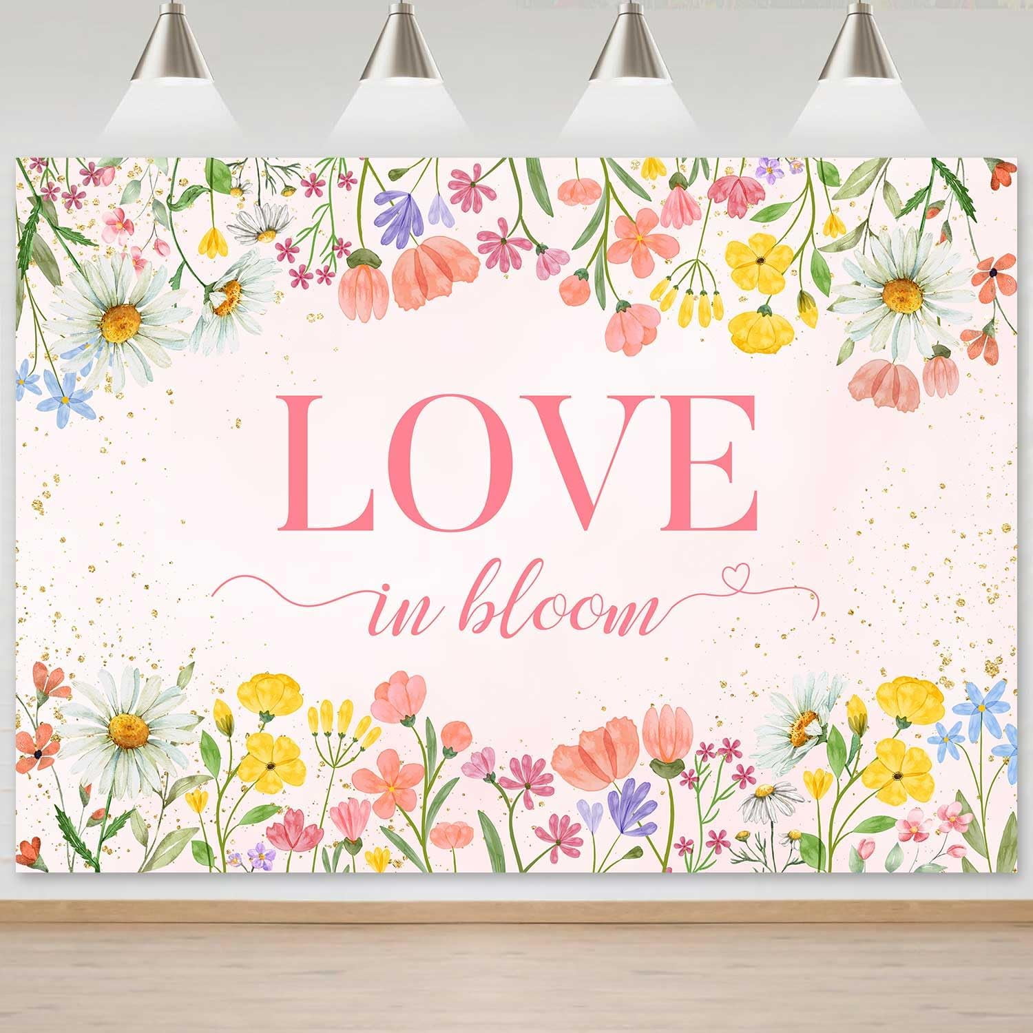 Love in Bloom Bridal Shower Decorations Wildflower Wedding Shower ...