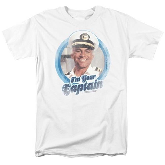 Love Boat Men's I'm Your Captain T-shirt Medium White - Walmart.com