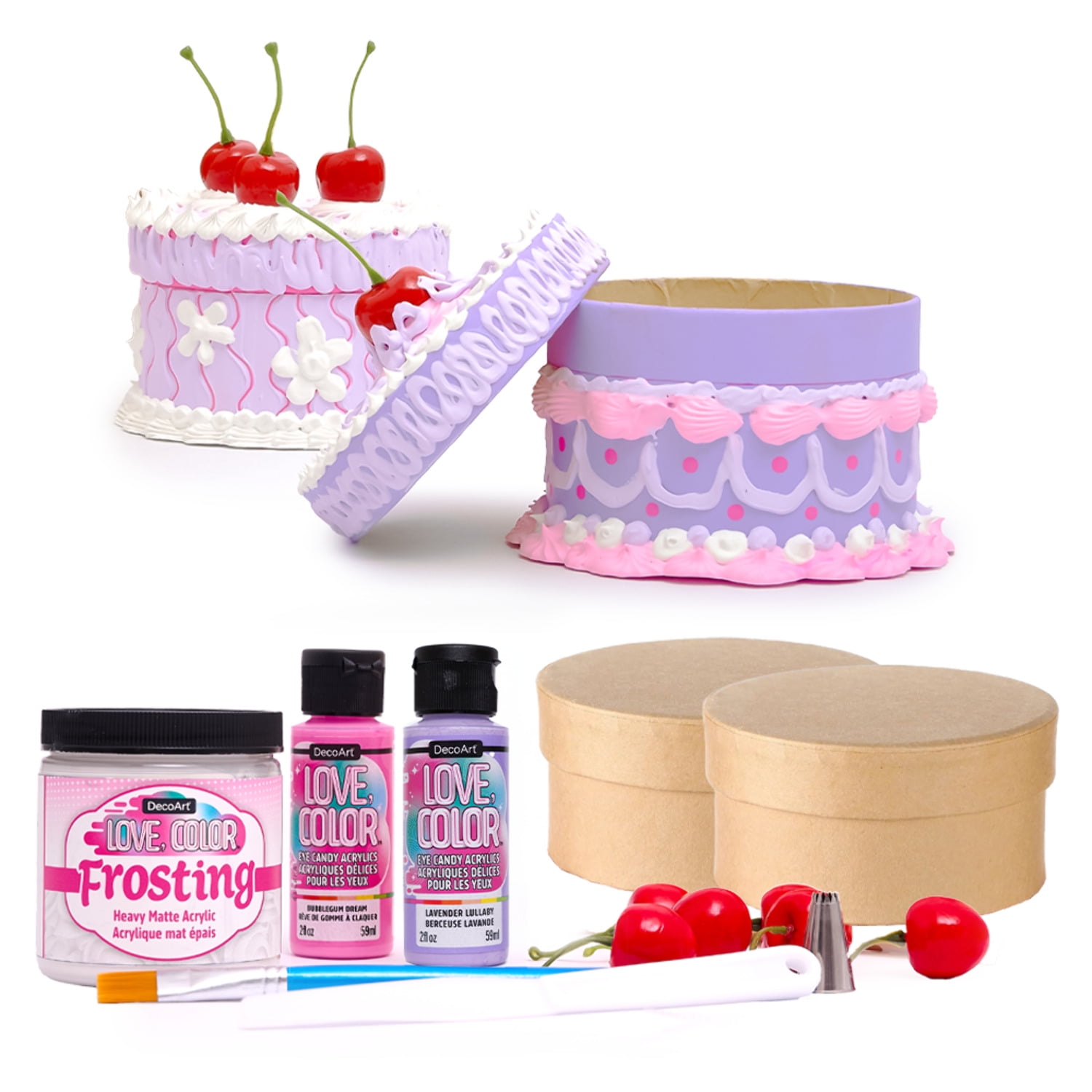 Love, Color Fake Cakes Kit - Walmart.com