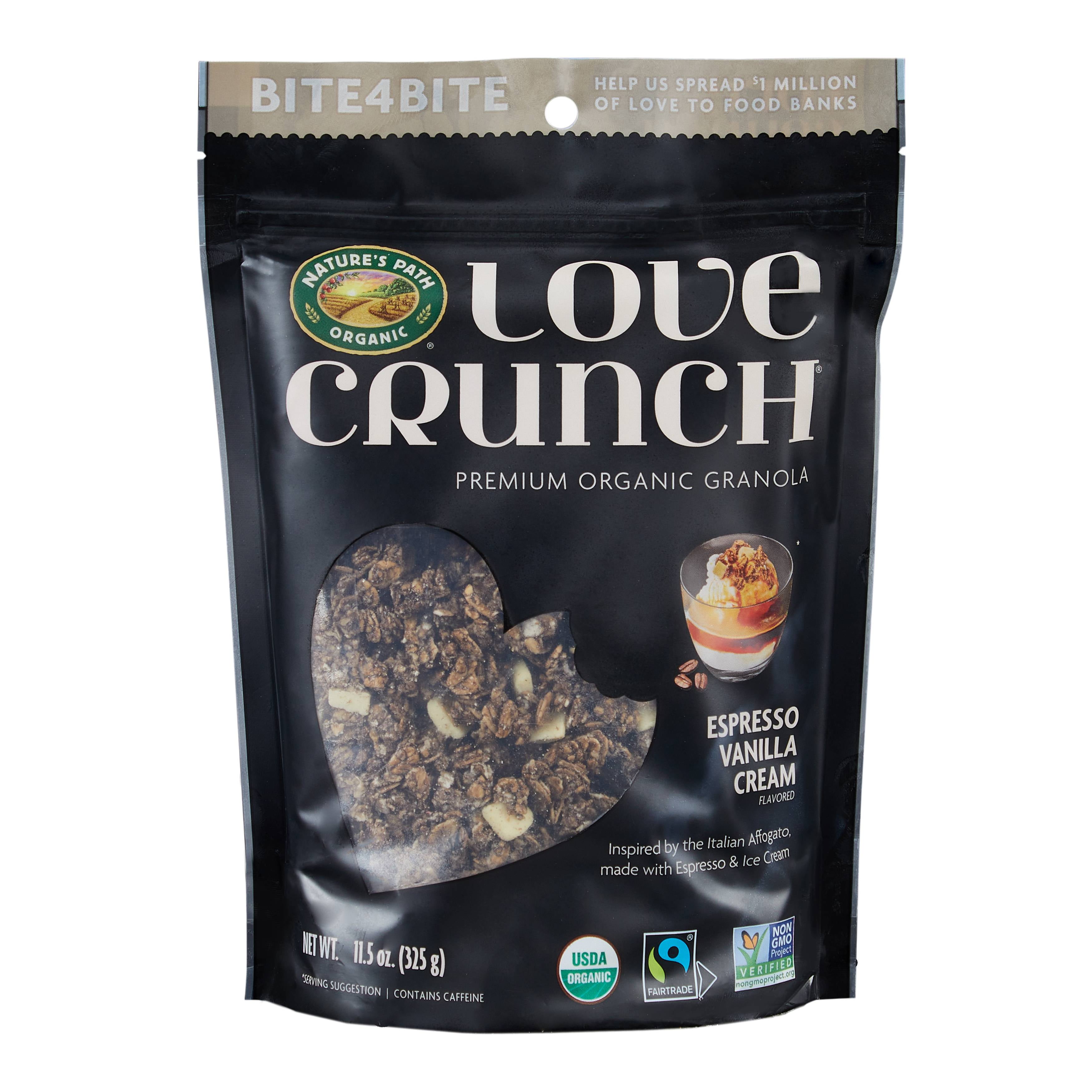 (3 pack) Love Crunch Organic Espresso Vanilla Cream Granola 11.5oz ...