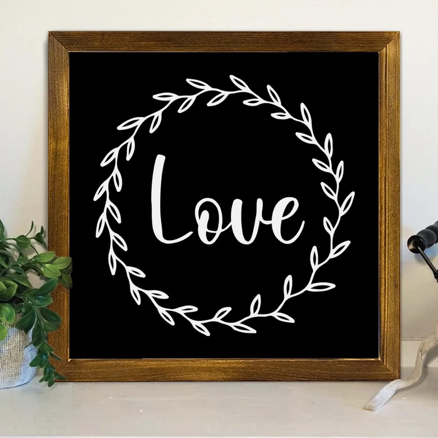 Love Decorative Wood Signs With Farmhouse Hanging Wooden Sign For ...