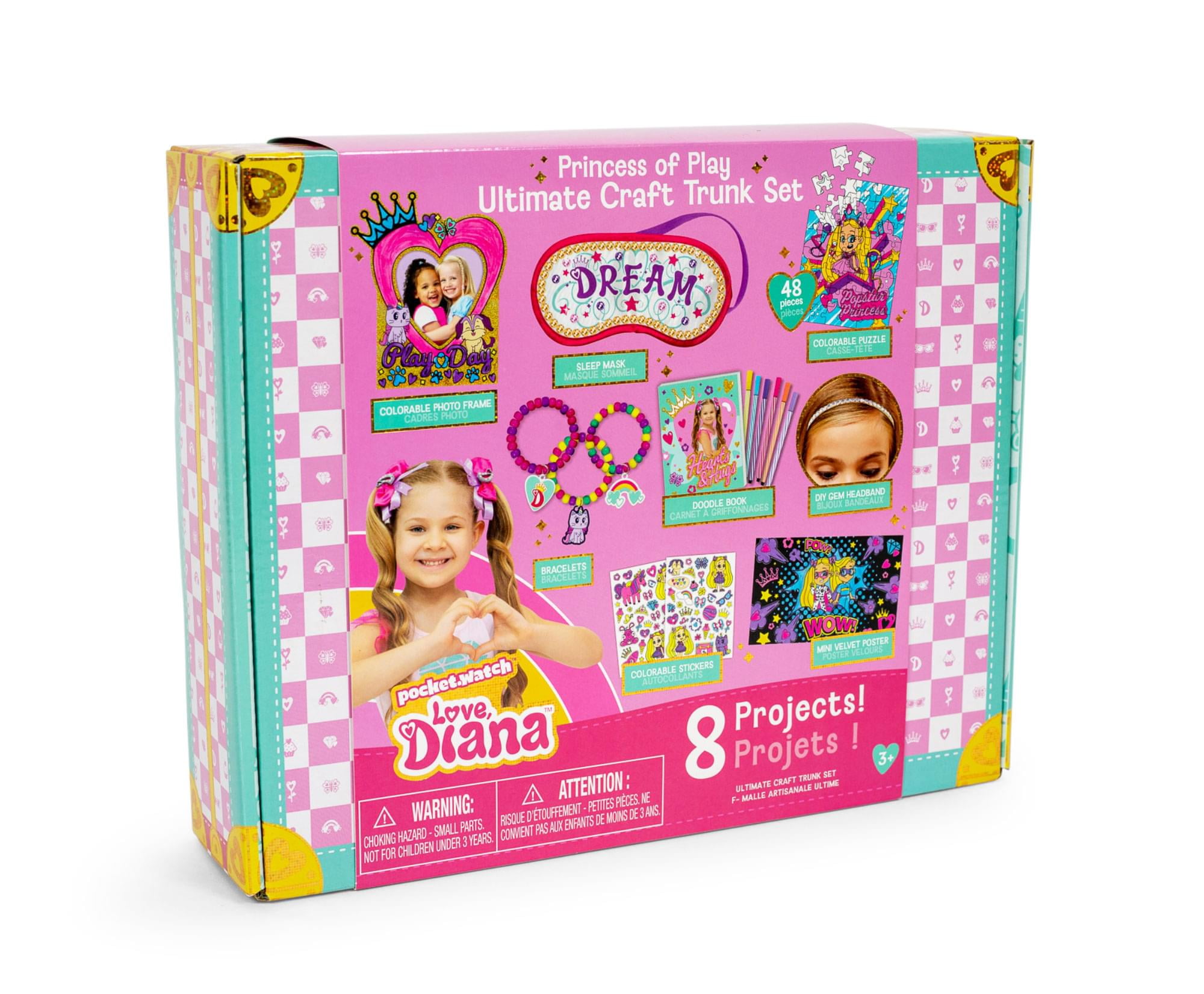 Love, Diana Princess of Play Ultimate Craft Trunk Set - Walmart.com