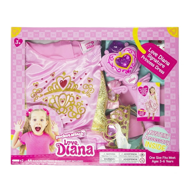 Love Diana Signature Princess of Play Dress Up Kit for Girls - Walmart.com