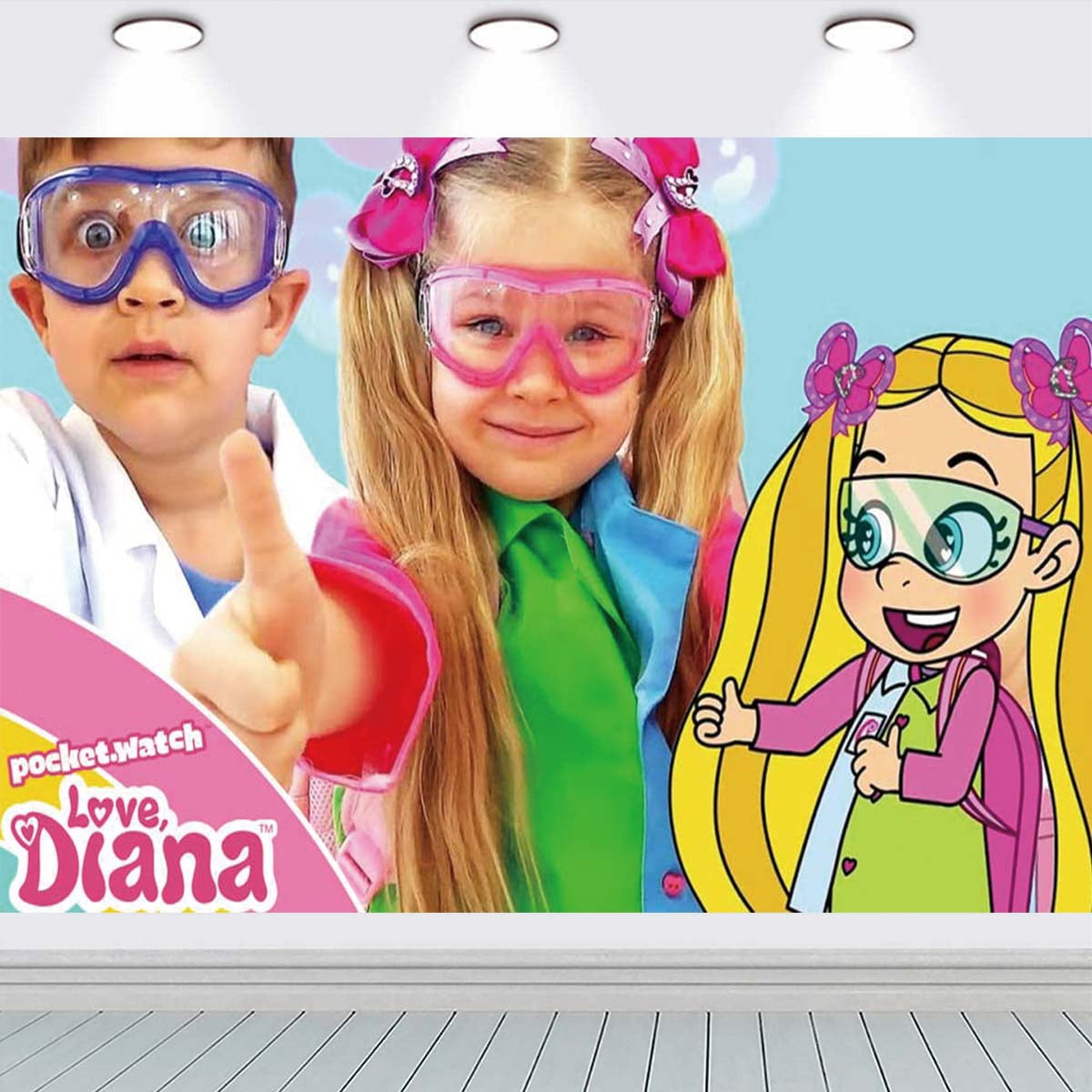 Love Diana school Poster Backdrop Banner Party Supplies Birthday ...