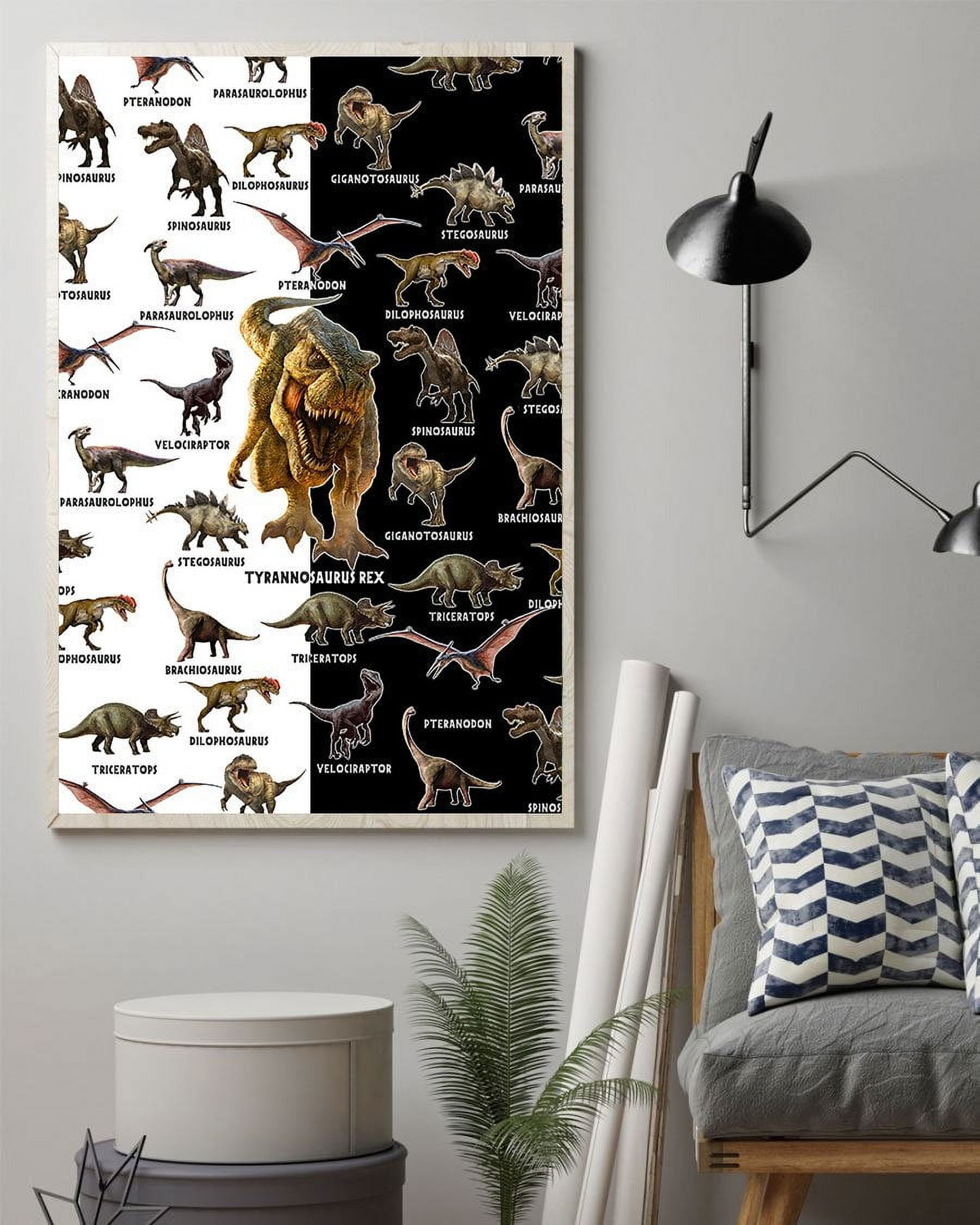 Love Dinosaurs Poster Matte Wall Art Decor 16 x 24 Inch Poster ...