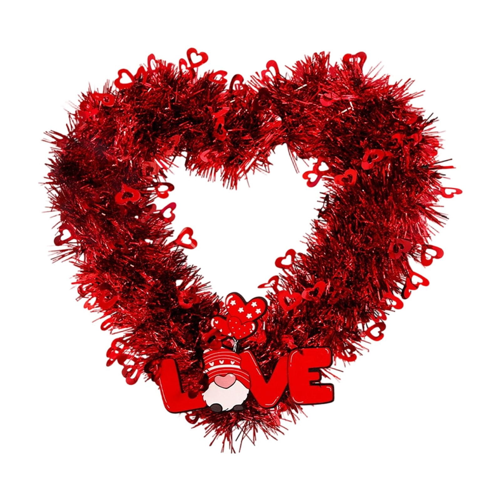 Love Dwarf Heart Ring Wedding Decoration Wreath - Heart-Shaped Love ...