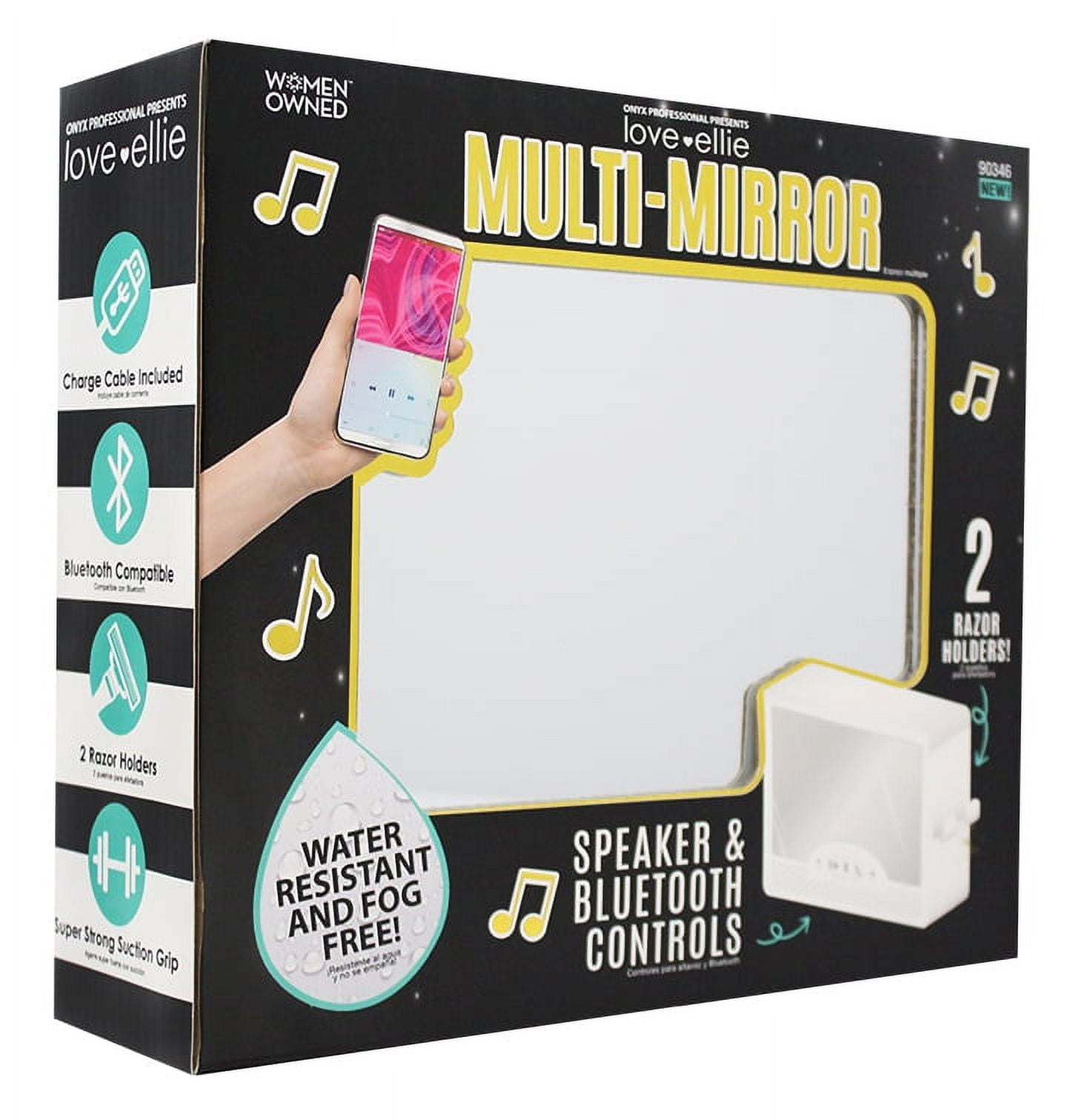 Love Ellie Brigette Fogless Shower Mirror with Nepal | Ubuy