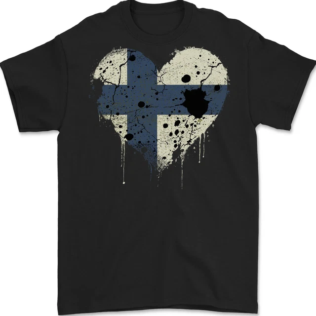 Love Finland Flag Finnish Day Football Mens T-Shirt - Walmart.com