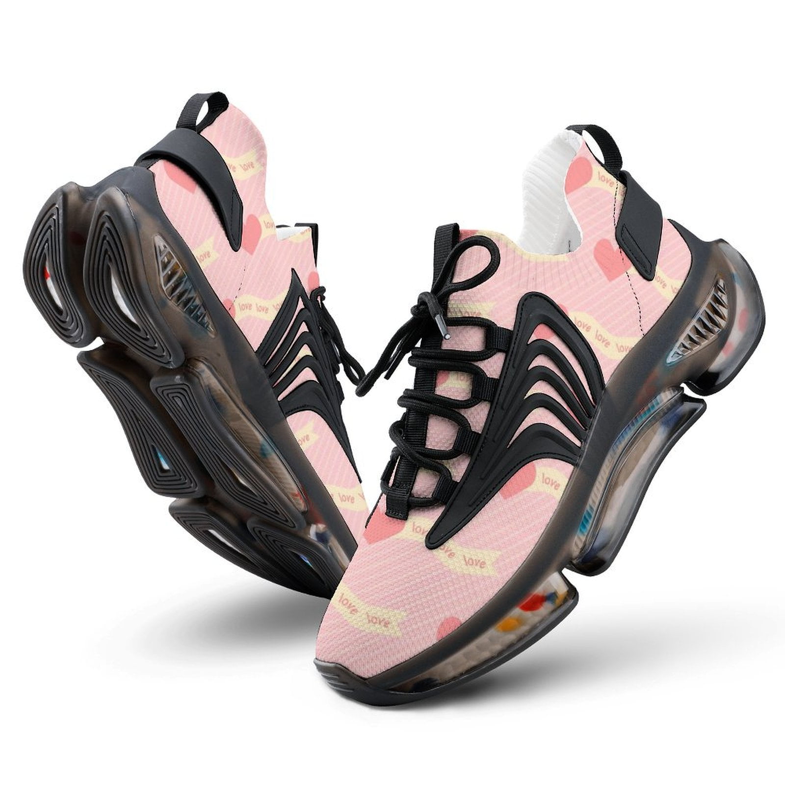 Love, Flags, Expressions Walking Shoes for Men Woman Lightweight Tennis ...
