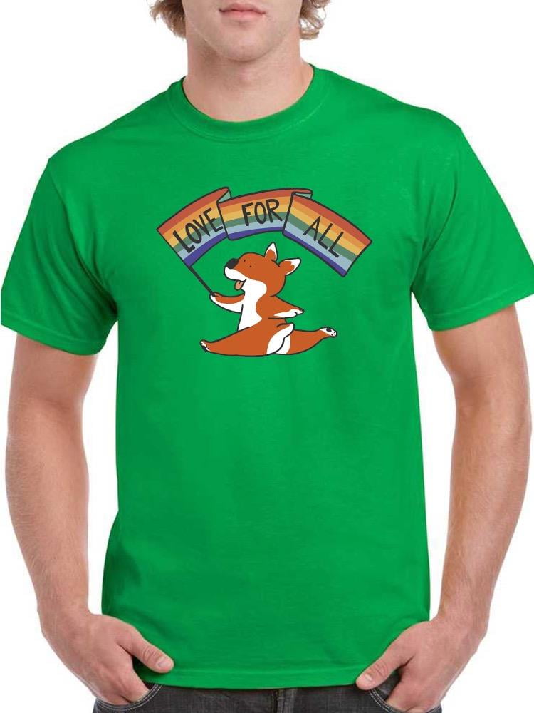 Love For All Corgi With Flag T-Shirt Men -Smartprints Designs, Male ...
