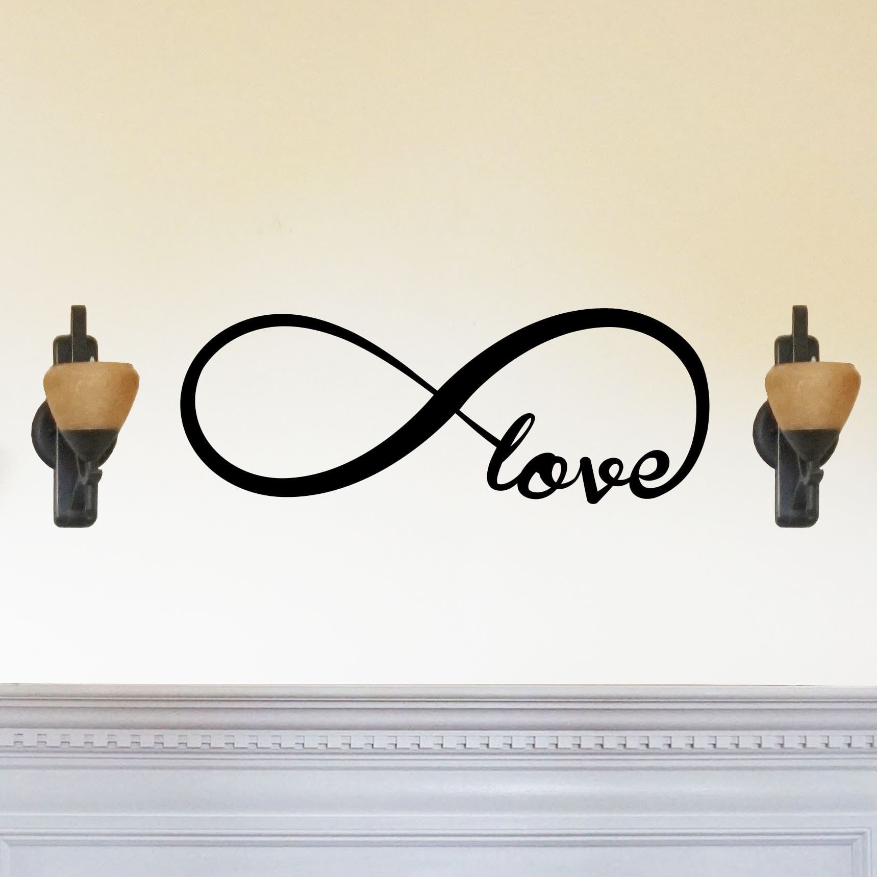 Love Forever Infinity Symbol - Beautiful Solid Steel Home Decor ...