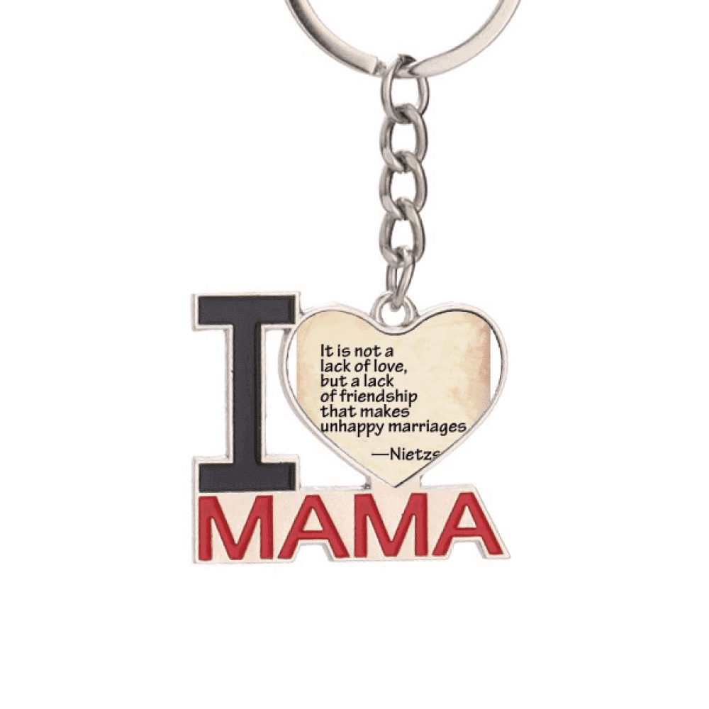 Love Fridship Marriage Art Deco Fashion Keychain Metal Keyring Holder ...