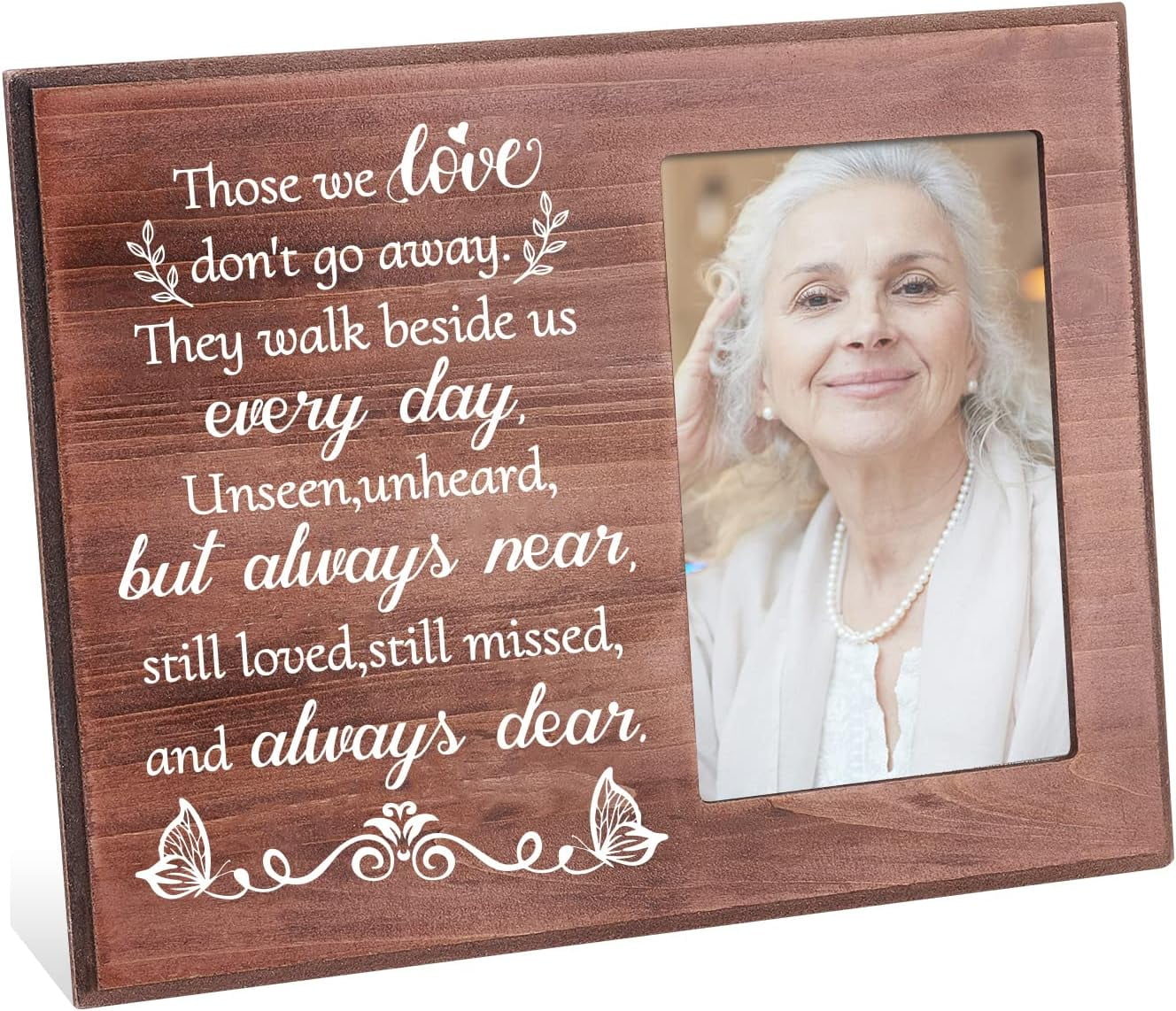 Those We Love Don't Go Away Picture Frame 4x6 inch Memory Picture Frame ...