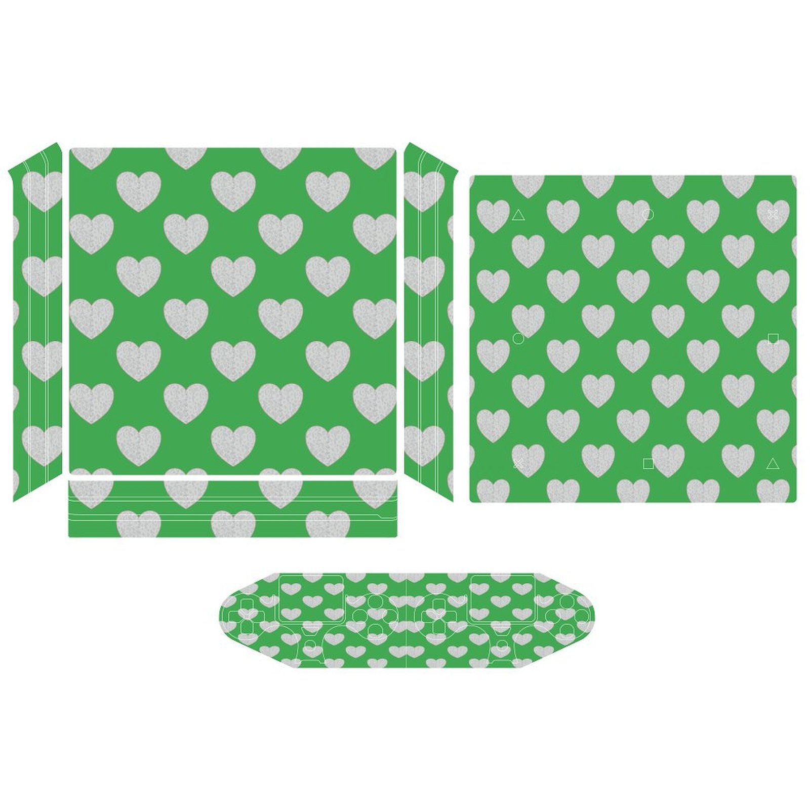 Love, Gray, Fine PS4 Pro/PS4 Slim Skin Sticker For Console And ...