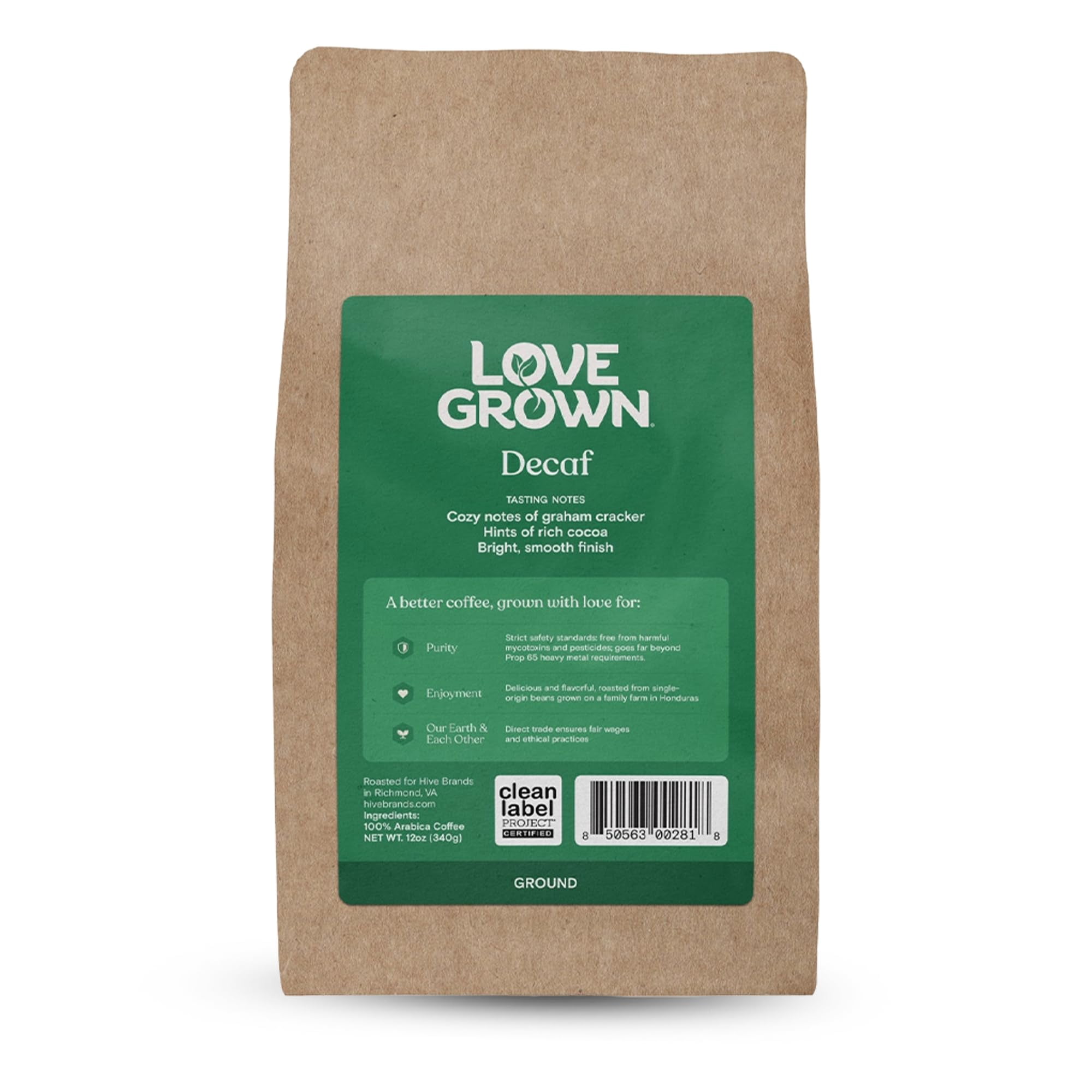 Love Grown Ground Coffee - 100% Arabica Beans, Honduras Single-Origin ...