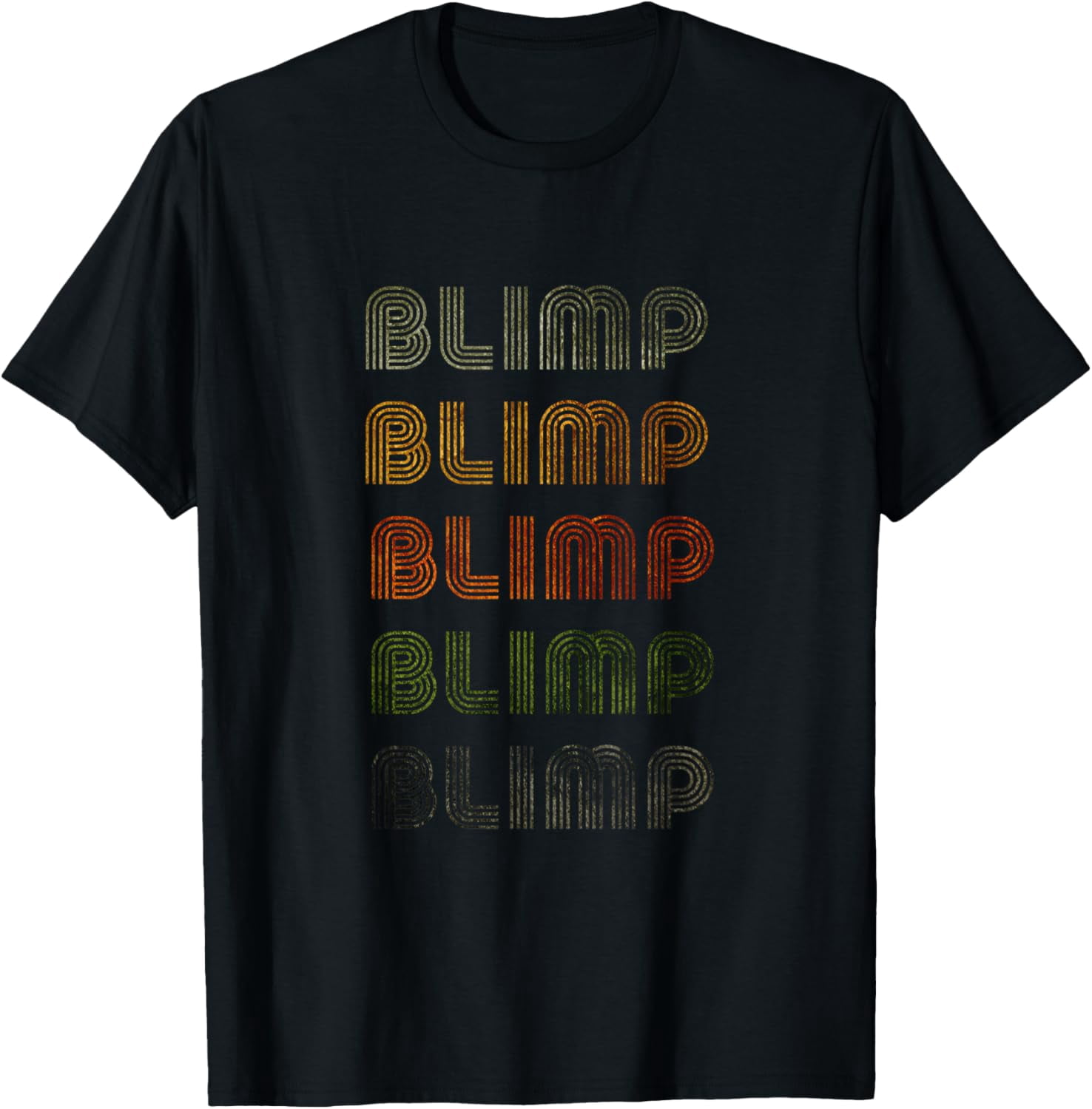 Love Heart Blimp Tee Grunge Vintage Style Black Blimp T-Shirt - Walmart.com
