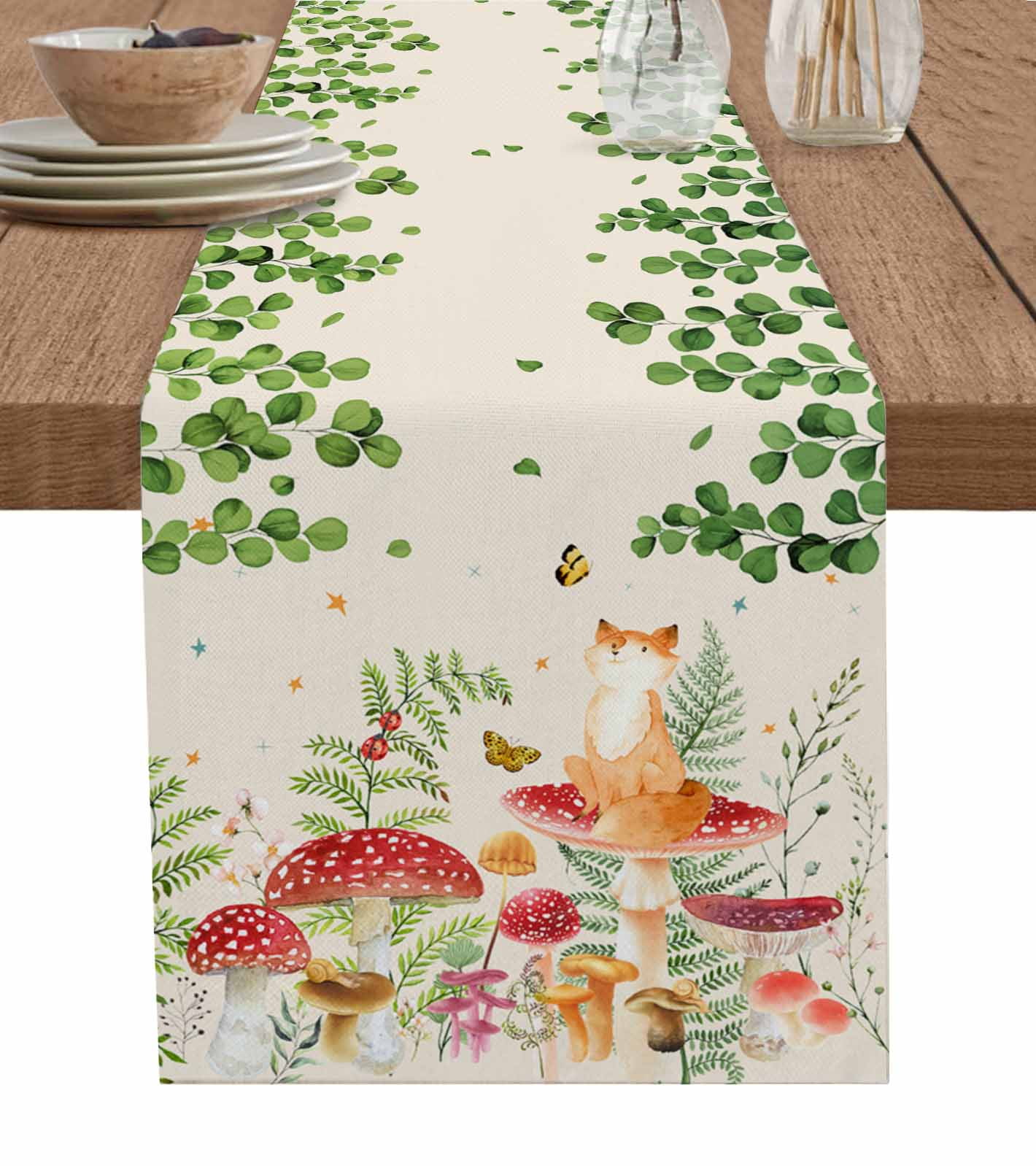 Love Heart Dotted Texture Table Runner ration Home r Dinner Table ...