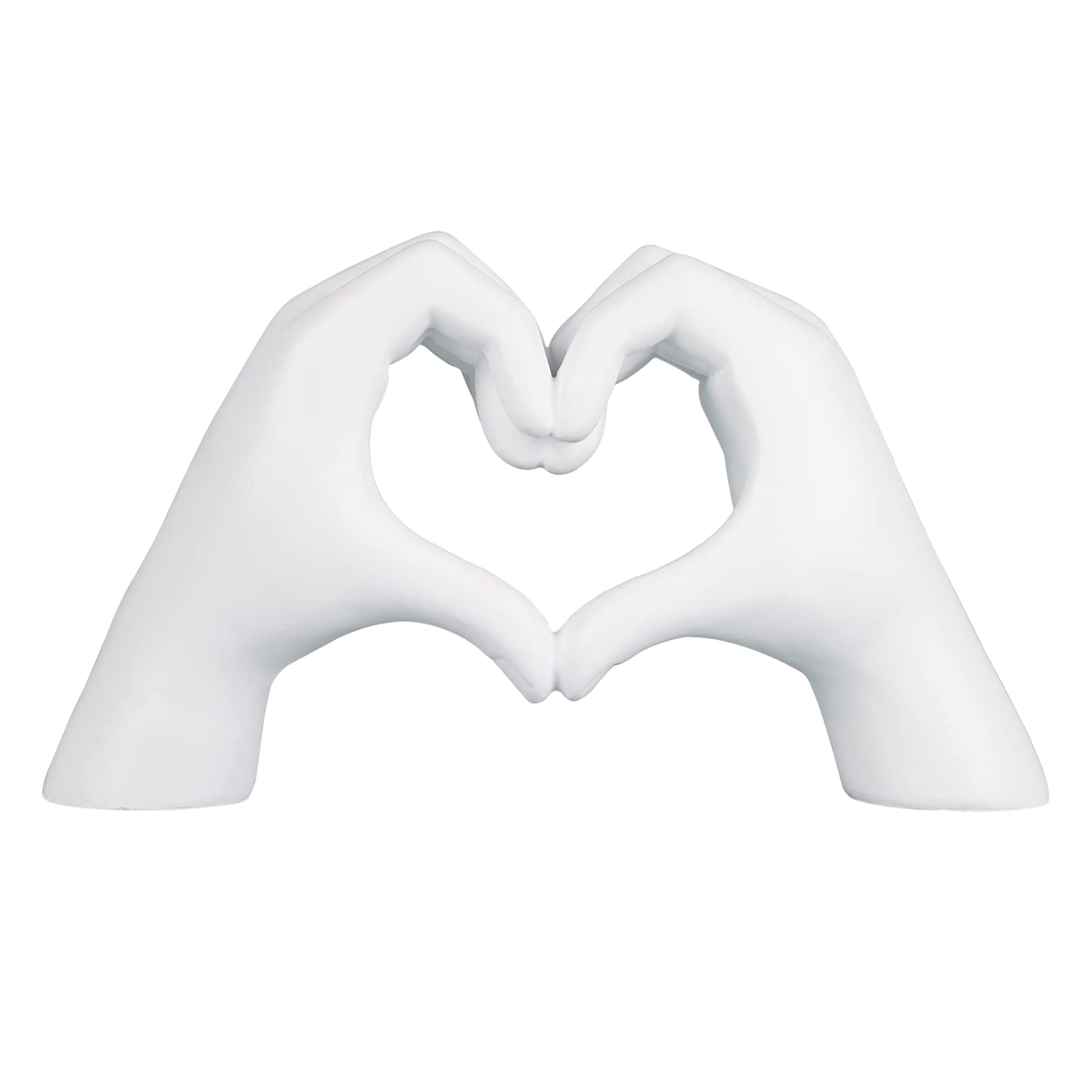 Love Heart Hand Figurine Heart-shaped Gesture Resin Statue Sculpture ...