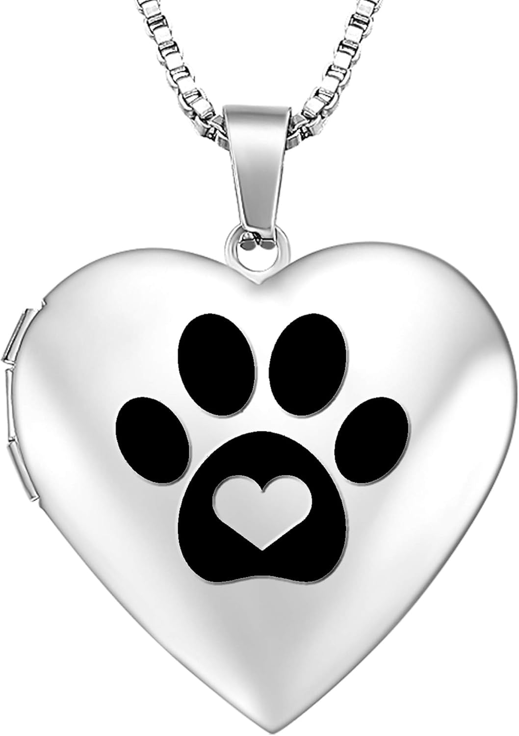 Love Heart Locket Necklace That Holds Pictures, Initial Alphabet A-Z ...