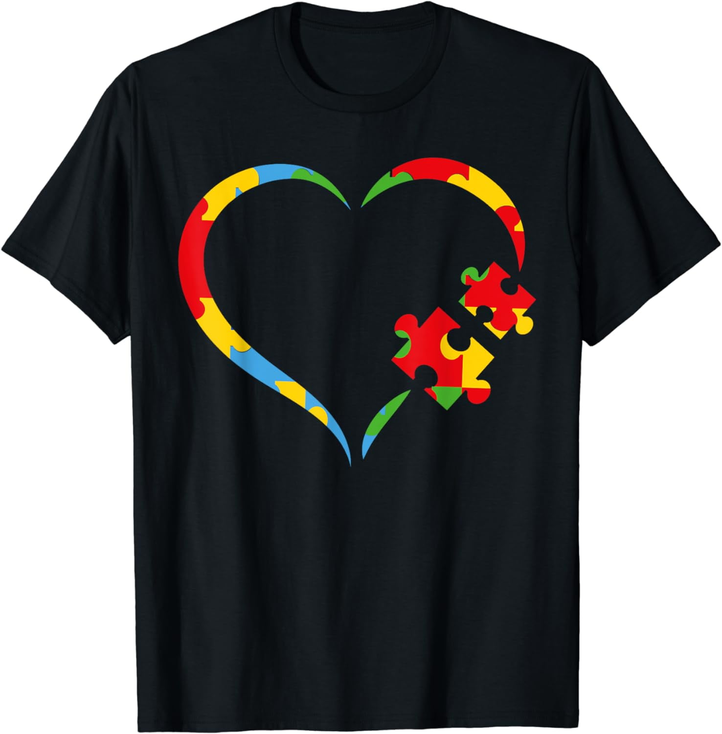 Love Heart Puzzle Piece Autism Awareness T-Shirt - Walmart.com Love Heart Puzzle Piece Autism Awareness T-Shirt - Walmart.com