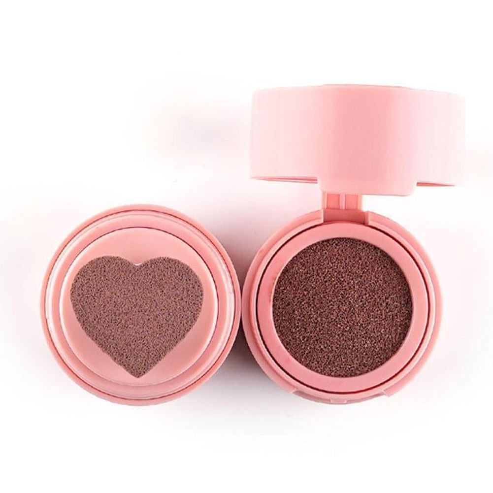 Love Heart Shape Cushion Liquid Blush Stamp Blush Cheek Rouge ...