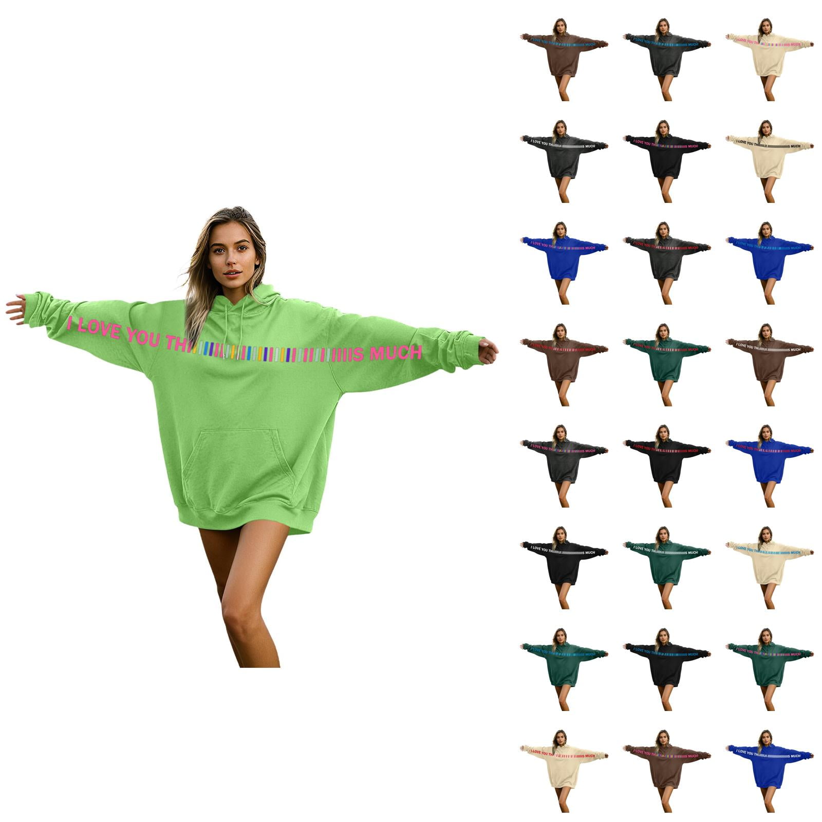 Love Hoodies for Men Women 2026 Fashion Long Sleeve Valentines I Love ...