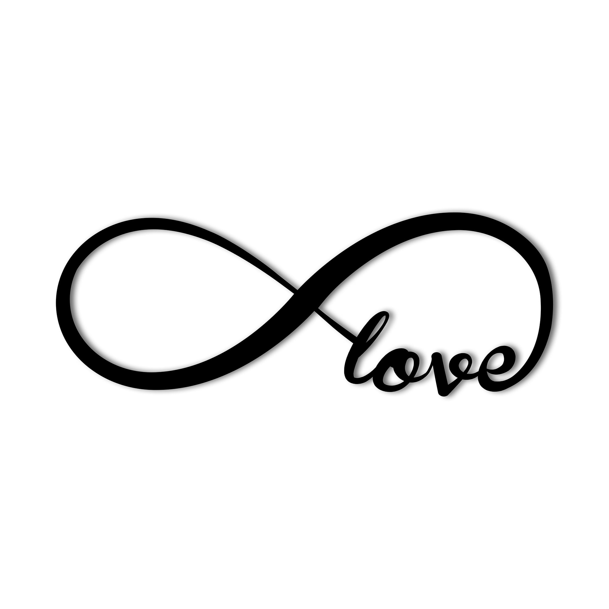 Love Infinity Sign Decorative Accent Decor Wall Decor Sign Say I Love ...