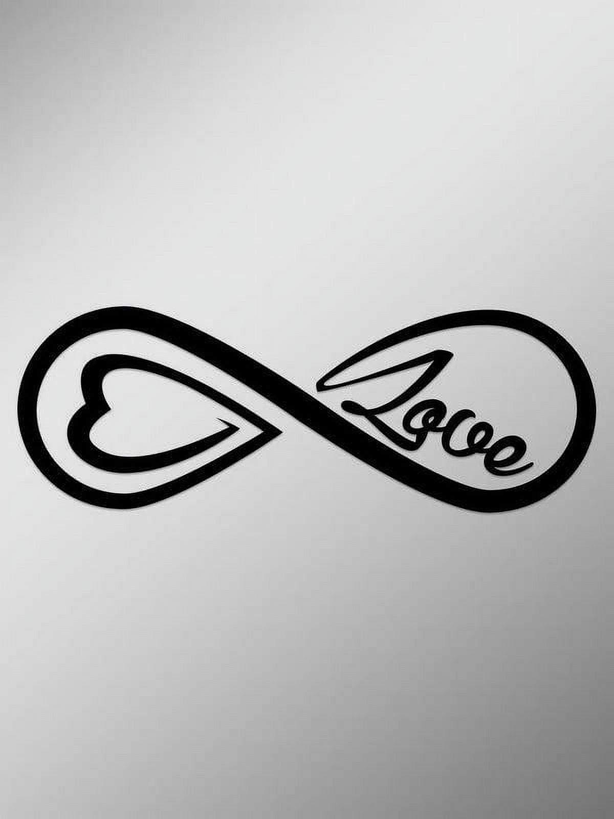 Love Infinity Vinyl Decal Sticker | Cars Trunks Vans SUVs Laptops ...