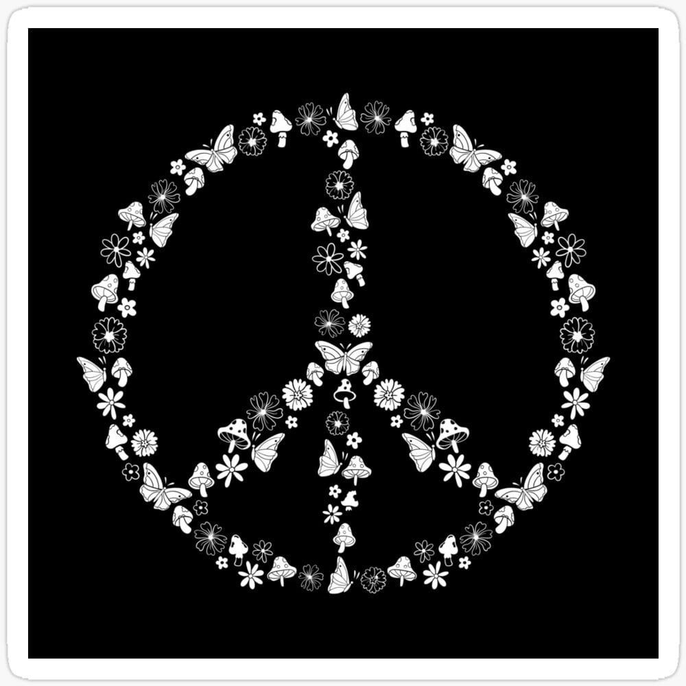 Love Is Freedom White Sticker Phone Decal Water Bottle Stickers Car ...