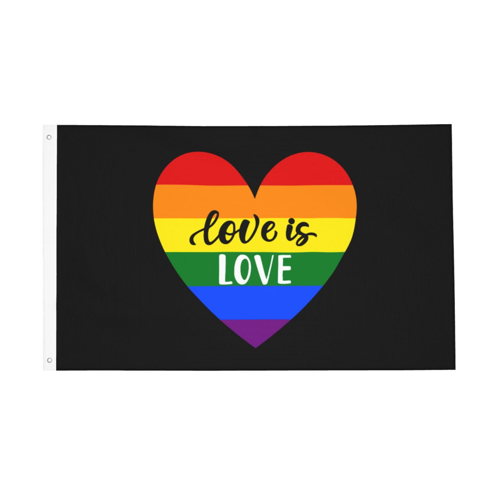 Love Is Love Flag 3x5 Ft Outdoor Indoor With Grommet Garden Yard Banner ...