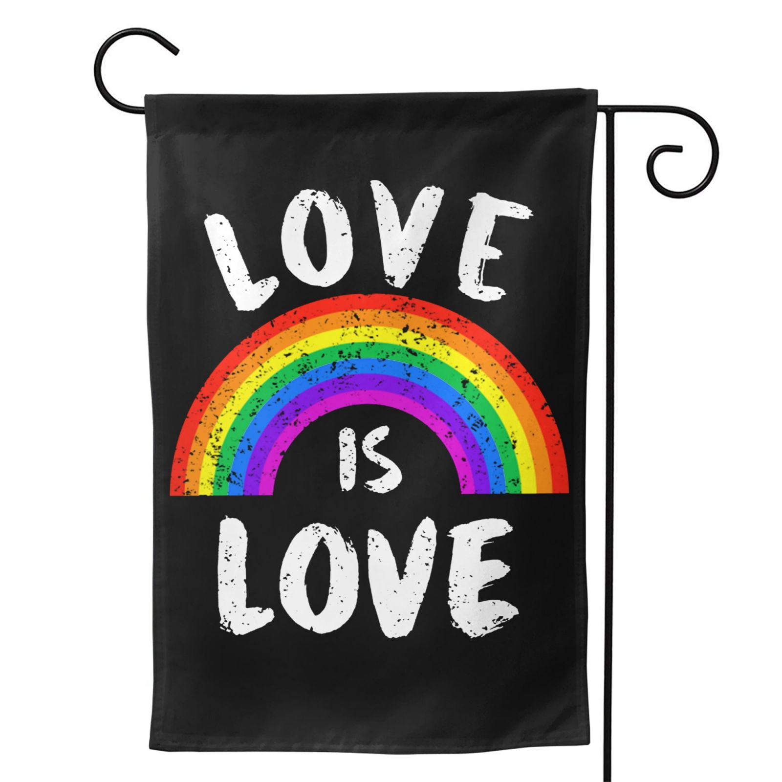 Love Is Love Pride Gay Garden Flag 28"X40" Outdoor Indoor Garden Decor ...