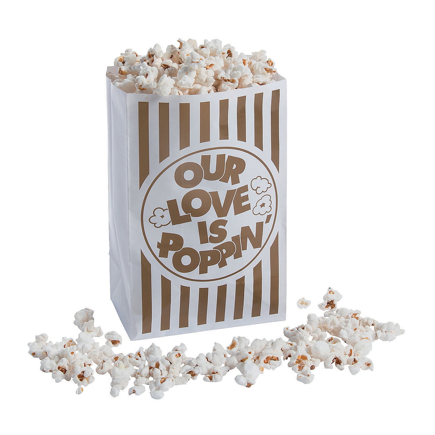 Love Is Poppin' Popcorn Bags (Dz) - Party Supplies - 12 Pieces ...