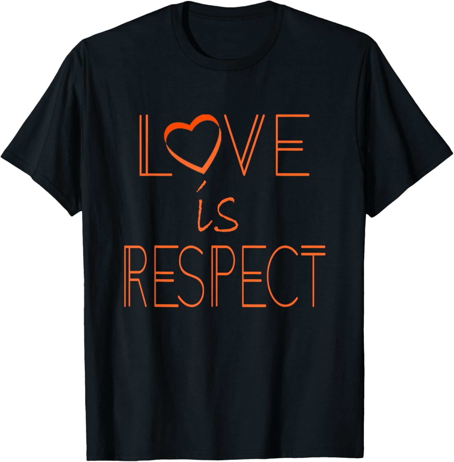 Love Is Respect Wear Orange Day Advocacy Anti Violence Shirt - Walmart.com