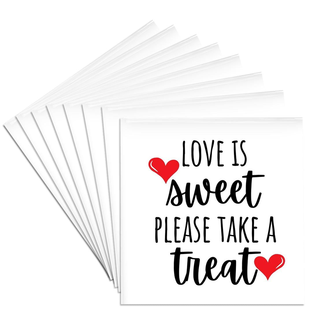 3drose, Love Is Sweet Please Take a Treat Wedding Gift Honeymoon and ...