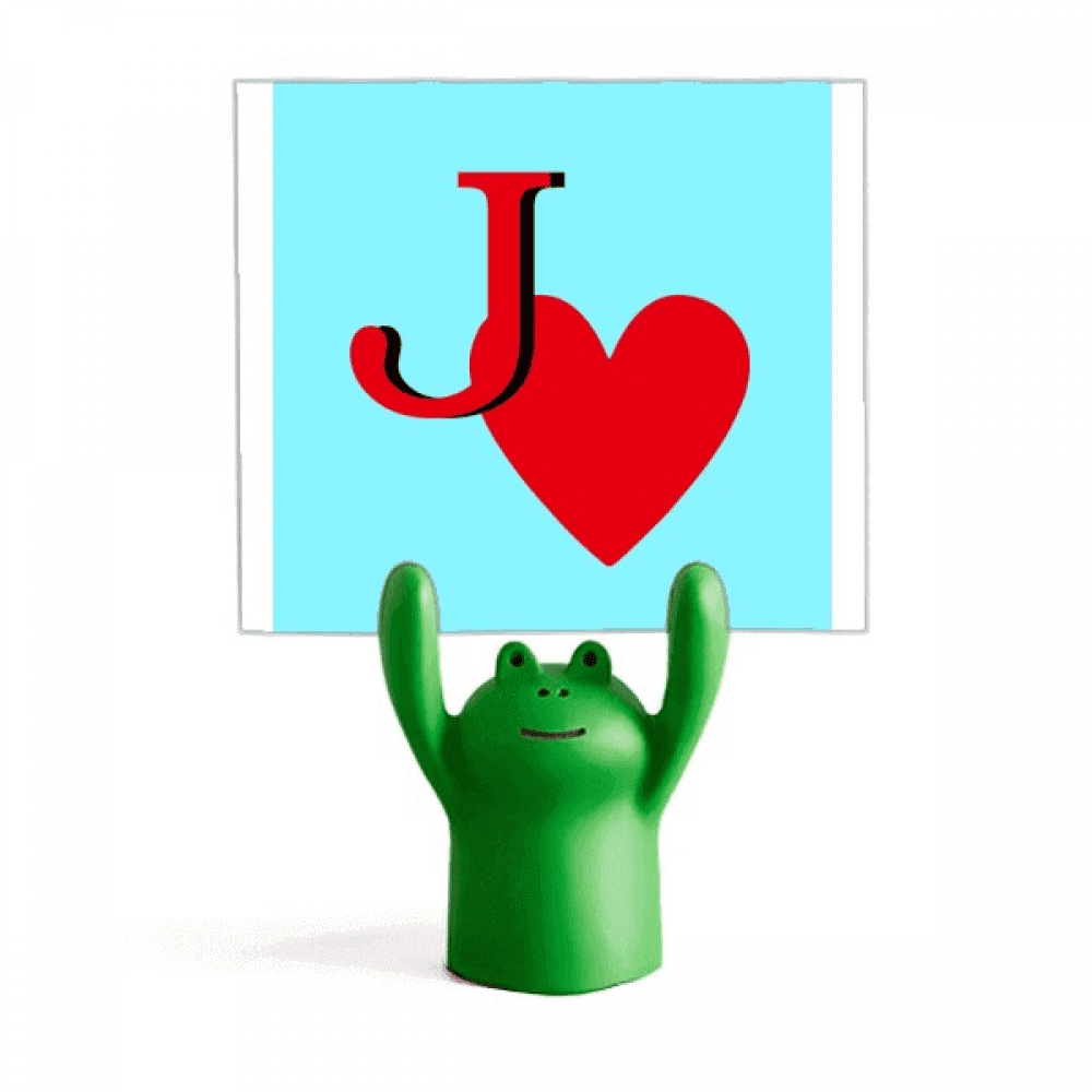 Love Jack Heart J Poker Memo Holder Cartoon Animal Frog Stand ...