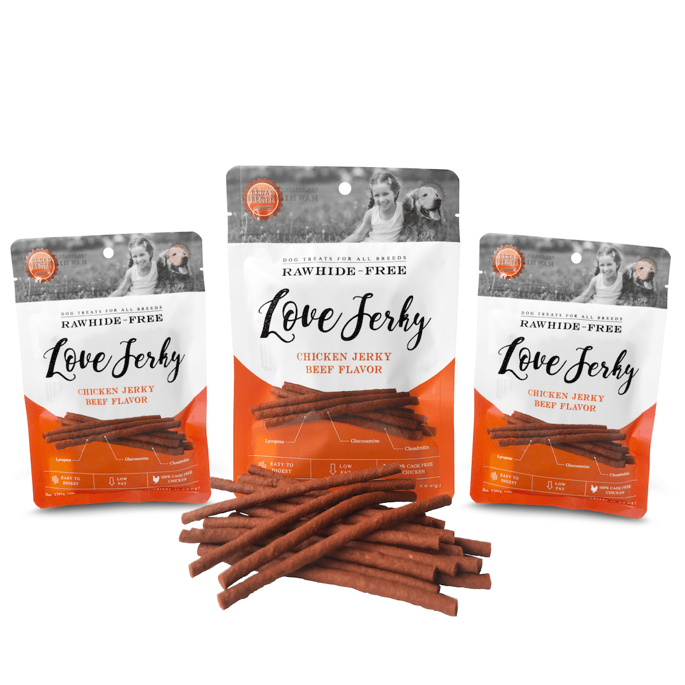 Rena's Recipe Love Jerky(beef), 3pk, Soft Chewy Dog Treats - Walmart.com