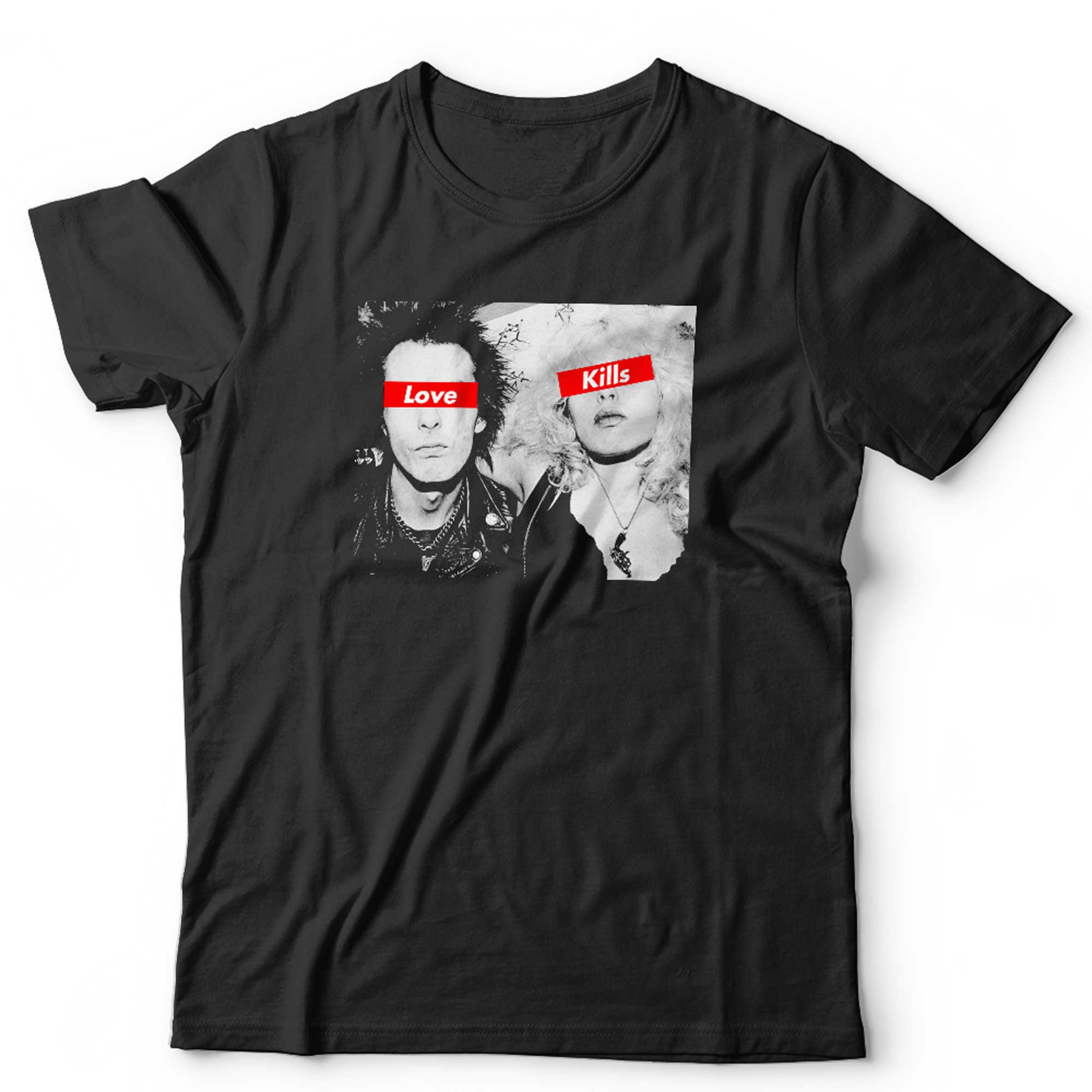 Love Kills Tshirt Unisex Sid and Nancy Punk Goth Short Sleeve Classic ...