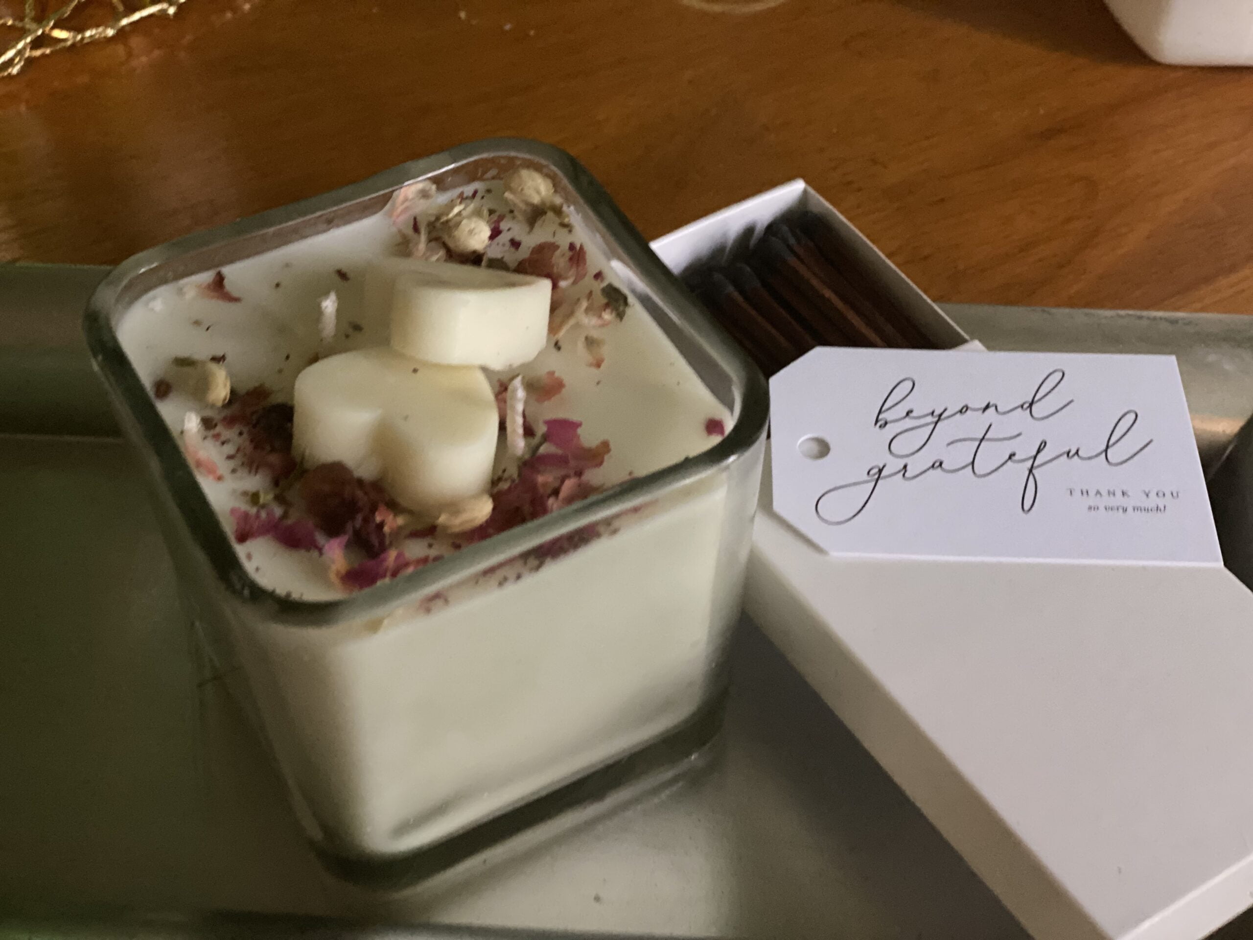 Love Knot Candle Shop Vanilla Scented Candles, Organic Soy Candle for ...