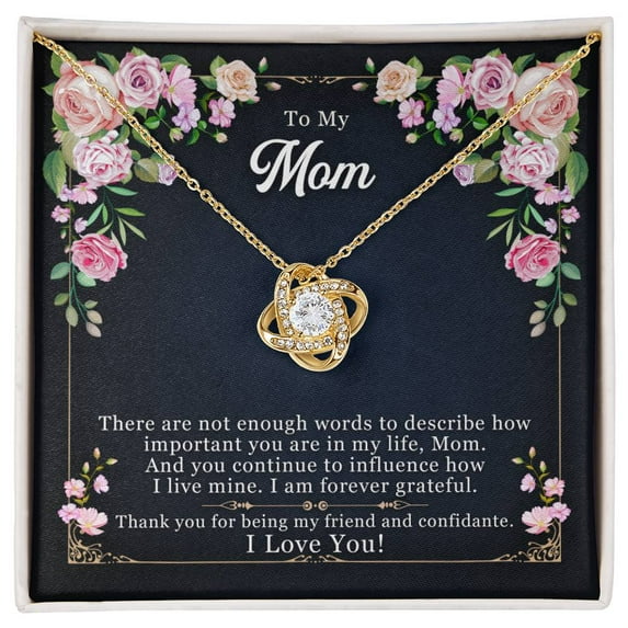 Love Knot, Mother'S Day, A Beautiful Necklace Honoring A Mother'S Love And Timeless Devotion ...