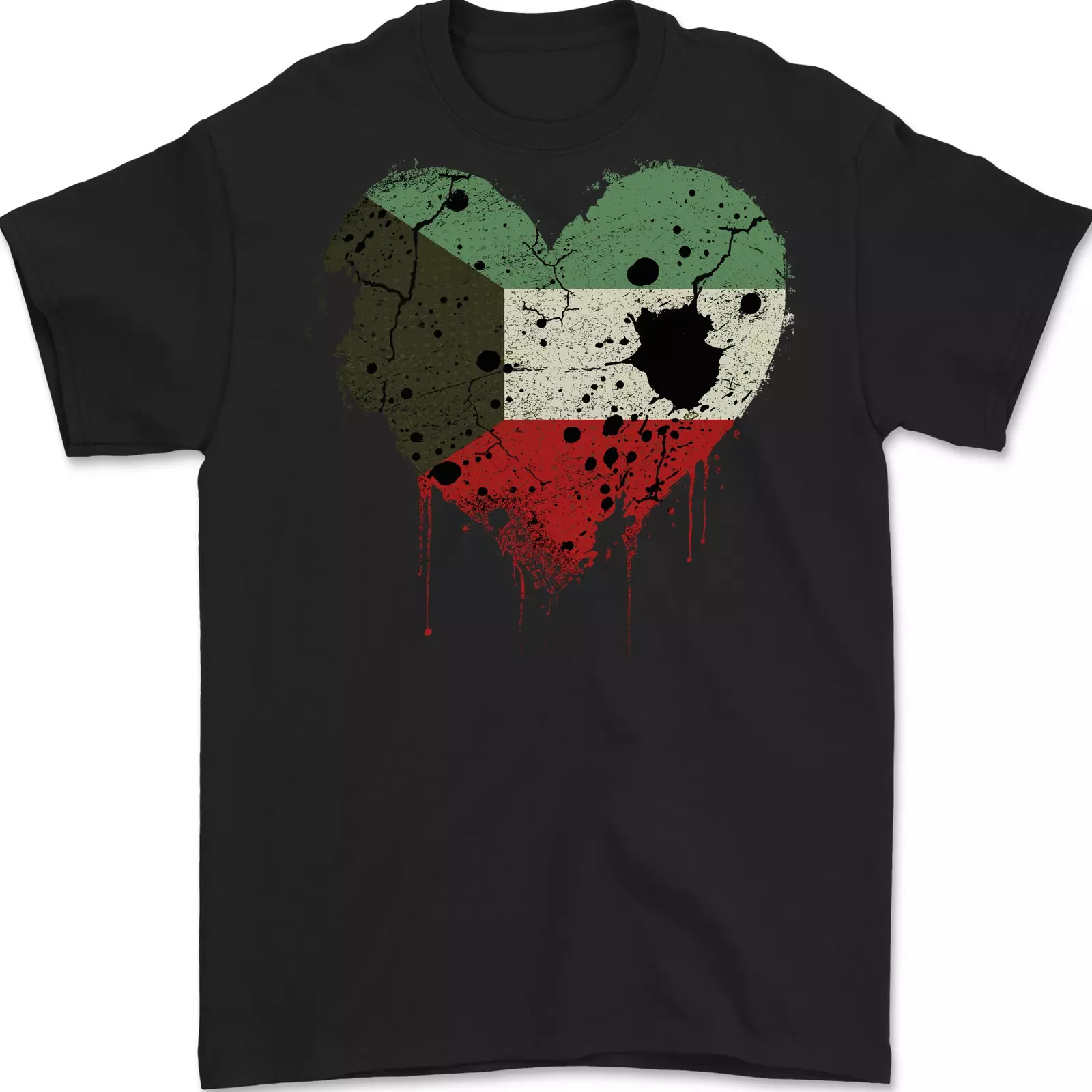 Love Kuwait Flag Kuwaiti Day Football Mens 100% Cotton- - Walmart.com