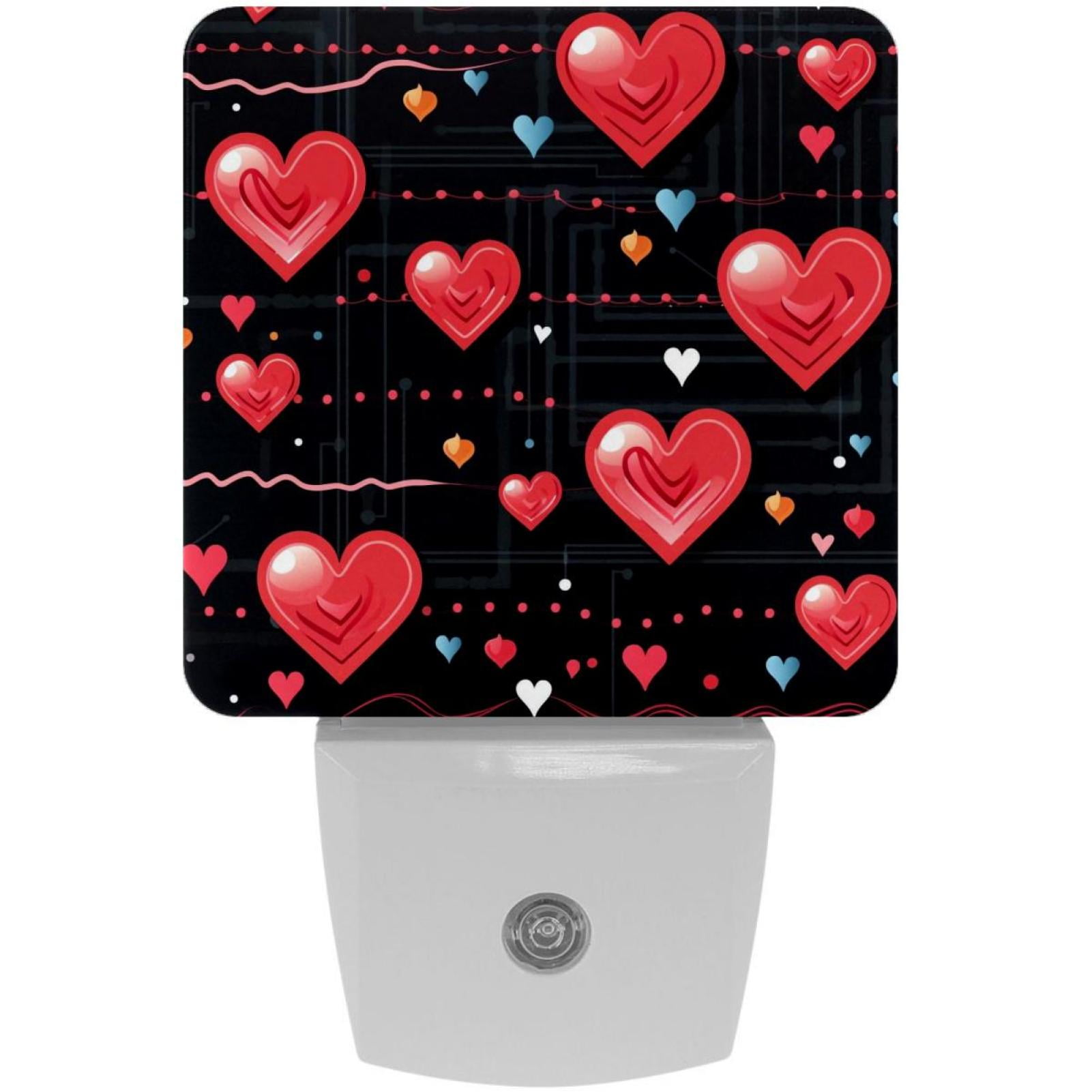Love LED Square Night Light - Small and Bright Square-shaped LED Night ...