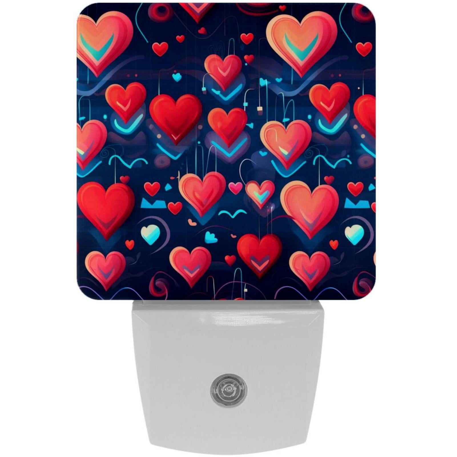 Love LED Square Night Lights - Bedside Lighting Solution for a Soothing ...