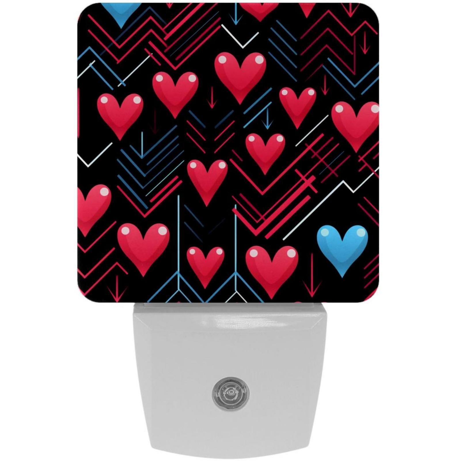 Love LED Square Night Lights - Energy Efficient and Stylish Bedroom Lighting Solution - Walmart.com